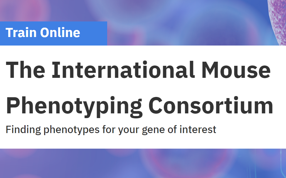 IMPC Course and Webinar | IMPC | International Mouse Phenotyping Consortium